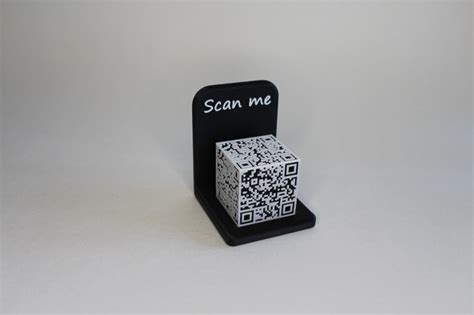 QR Code Cube For Display Etsy