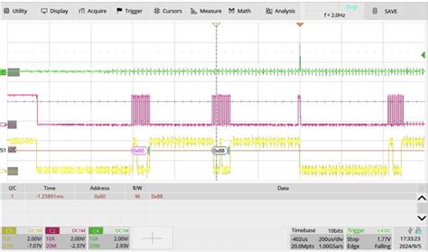 tms320f280025c pmbus getstatus not update module state after first