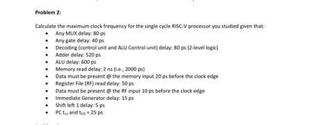 calculate the maximum clock frequency for the single
