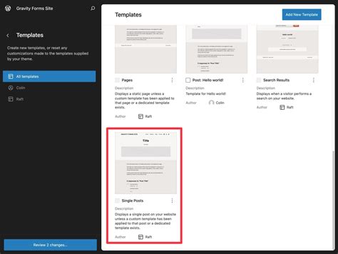 intro to wordpress templates and template parts in the site editor