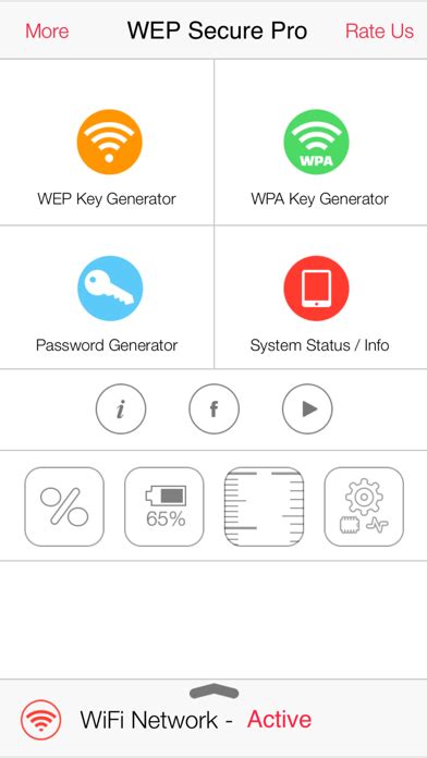 WEP Secure Pro WEP Key Generator WPA KeyGen WiFi Random Password Generator IPhone App