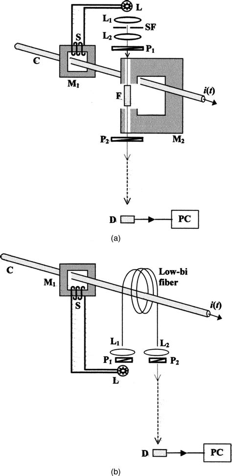 A Schematic Layout Of The Sensor Head Where L Is An Incandescent