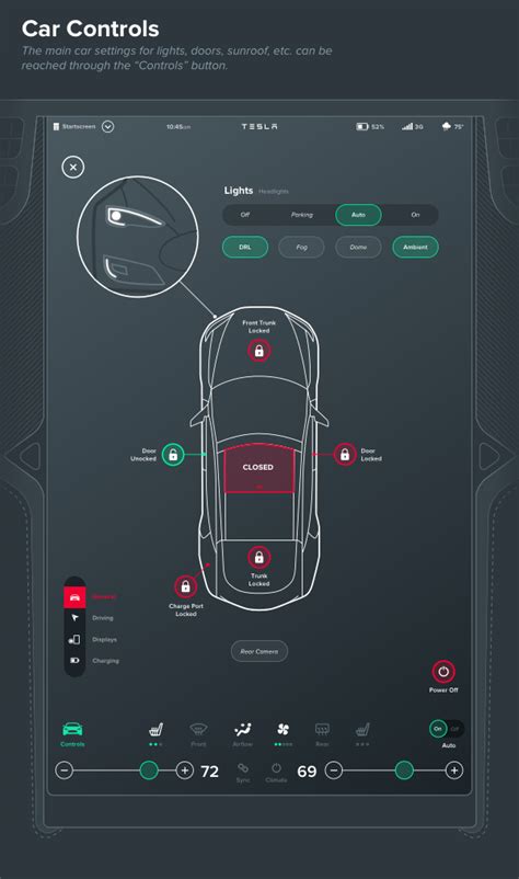 Tesla Interface Concept Behance