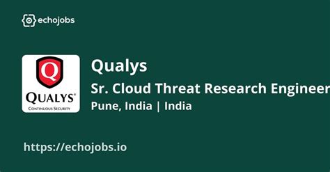 Qualys Is Hiring Sr Cloud Threat Research Engineer Pune India India