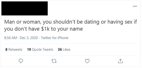 Are You Poor Sorry You Can T Have Sex Or Be In A Relationship R Gatekeeping
