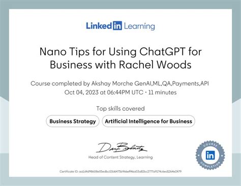 akshay morche genai ml qa payments api on linkedin certificate of