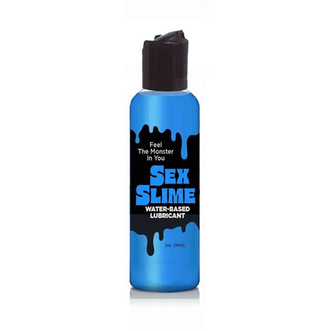 Sex Slime Blue Blue Water Based Lubricant 60 Ml Bottle KINKII KLOSETT ADULT STORE CINEMA