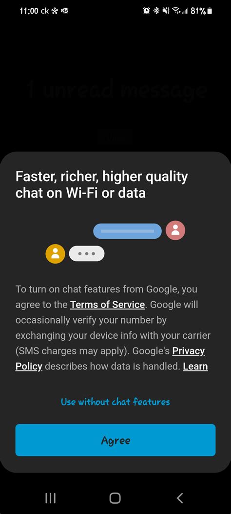 How To Disable The Chat Features Pop Up Google Messages Community