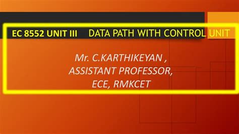 2 datapath design with control unit pptx