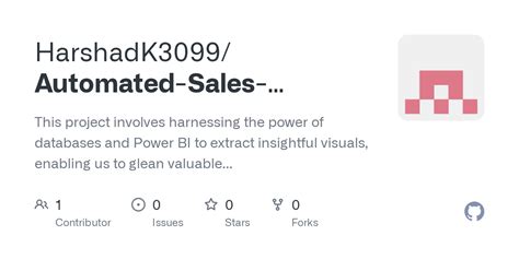 github harshadk3099 automated sales dashboard this project involves