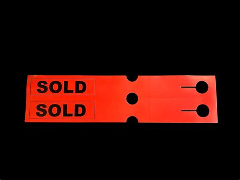 Sold Loop Lock Label 400mm Haysdale