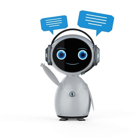 Premium Photo Chatbot Or Assistant Robot Chat With Speech Bubble