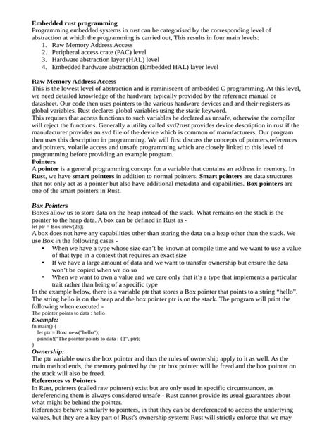 embedded rust programming pdf pointer computer programming