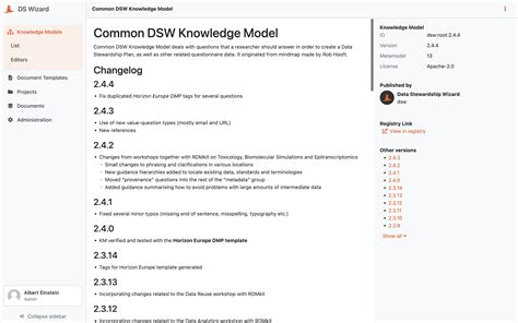 Knowledge Model Detail Data Stewardship Wizard 4 22 Documentation