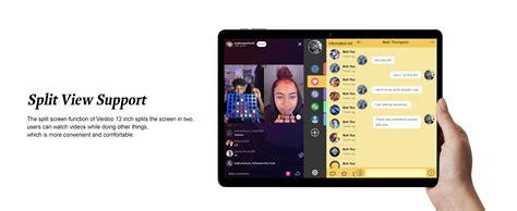 Veidoo 13 Inch Android Tablet 2k 2160x1440 Fhd Screen