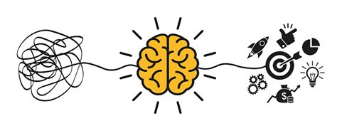 인간의 두뇌 브레인 스토밍 개념 솔루션 문제 코치 문제 해결 성공 주문 개선 스톡 벡터 벡터에 대한 스톡 벡터 아트 및 기타