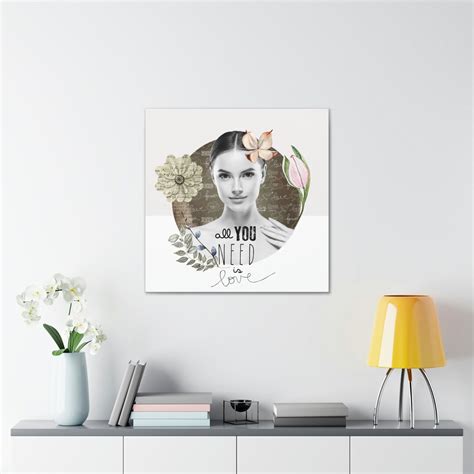 Self Love Wall Art Feminist Wall Art Modern Pop Art Canvas Statement Wall Art Women