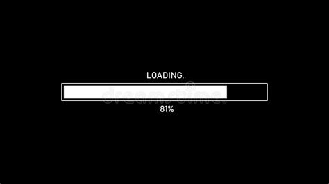Loading Buffer Progress Bar White Download Interface Stock Footage Video Of Status Simple