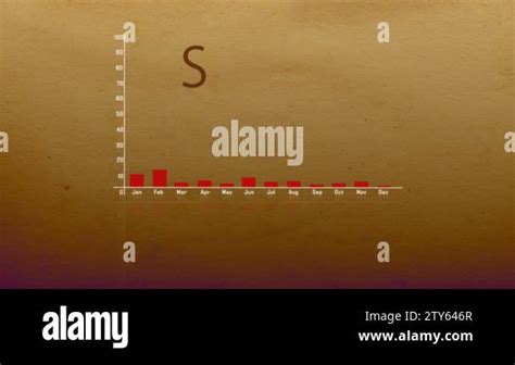 Bar Graph With Arrows Axis Grow Chart Statistic Business Concept Animation For Yours