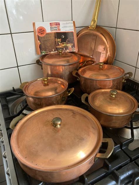 Spring Culinox New Copper Professional Cookware Set Catawiki