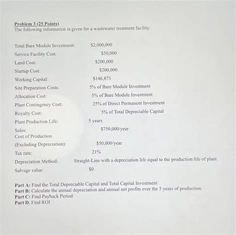 solved problem 3 25 points the following information is