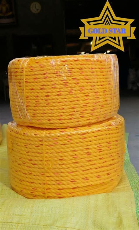 Pp Rope Polypropylene Rope Yellow Rope Size 4 Mm To 32 Mm At Rs