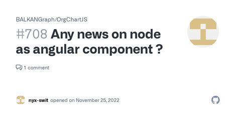 Any News On Node As Angular Component Issue BALKANGraph OrgChartJS GitHub