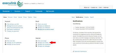 My Execulink Account Execulink Webmail Welcome To Execulink