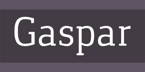 Font Gaspar Download And Install On The WEB Site