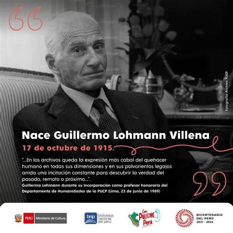 Perú Histórico Undíacomohoy Nació Guillermo Lohmann Facebook