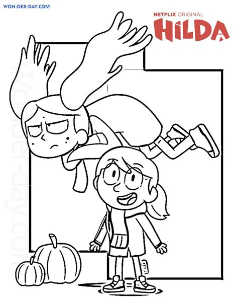 Hilda Coloring Pages Printable Coloring Pages Wonder Day — Coloring