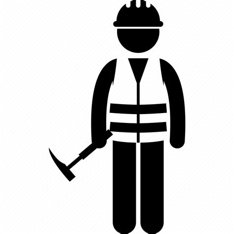 Digger Industry Mine Mining Safety Tool Worker Icon Download On Iconfinder