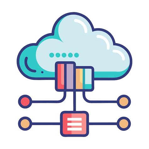 cloud computing with data visualization and server connections