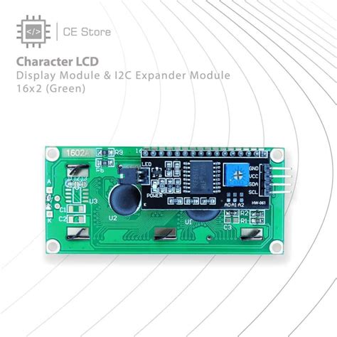 16×2 Lcd Display Module I2c Expander Module Ce Store