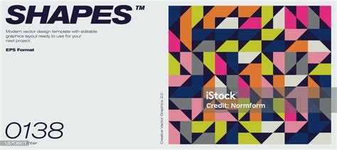 추상 기하학적 모양의 바우하우스 포스터 디자인 템플릿 0명에 대한 스톡 벡터 아트 및 기타 이미지 0명 Brutalism 개념 Istock