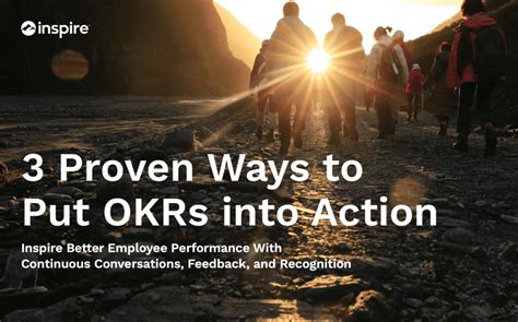 OKR And Goal Achievement Inspire Software