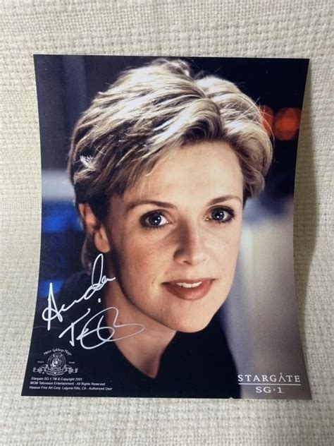 Signed Amanda Tapping As Samantha Carter Sg 1 Live And Online Auctions On