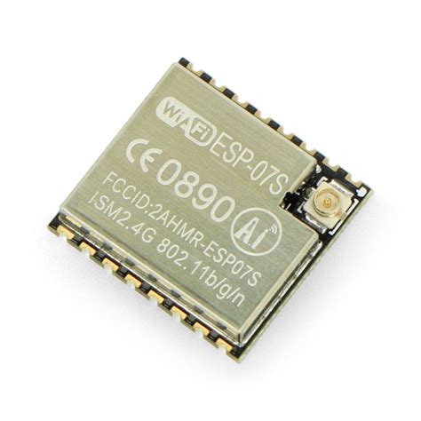 wifi module esp 07s esp8266 9 gpio adc u fl botland robotic shop