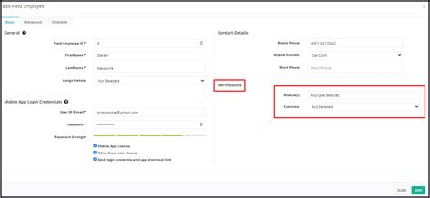 Set Up Field Employees Profiles And Permissions Industrack Support