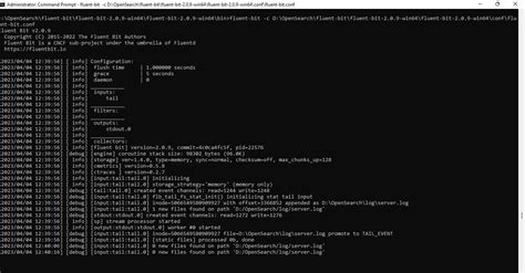 Unable To Read The Logs In The Console Using The Tail Plugin In Windows