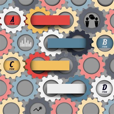 Infographics Data Pattern Of Cyclical Processes Stock Vector Illustration Of Graphic Icon