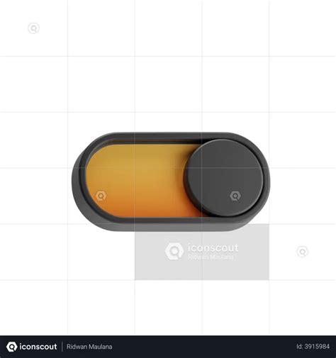 Toggle Button 3d Illustration Free Download User Interface 3d