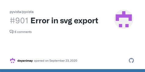 Error In Svg Export · Issue 901 · Pyvistapyvista · Github