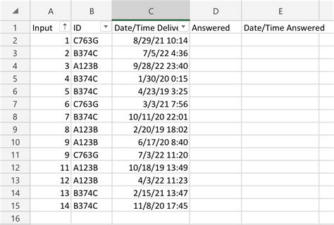 Excel Need A Formula To Find The Nearest Datetime Based On A Matching Criteria Stack Overflow