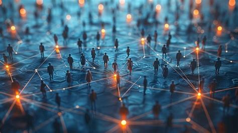 Premium Photo Business Connection Internet And Communication Network