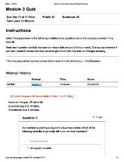 Module 3 Quiz.pdf - 9/9/23 7.08 PM Module 3 Quiz: Marketing Planning & Strategy Module 3 Quiz ...