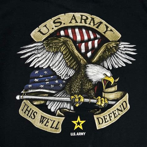 Us Army Flying Proud This Well Defend T Shirt Black Xl Us Army