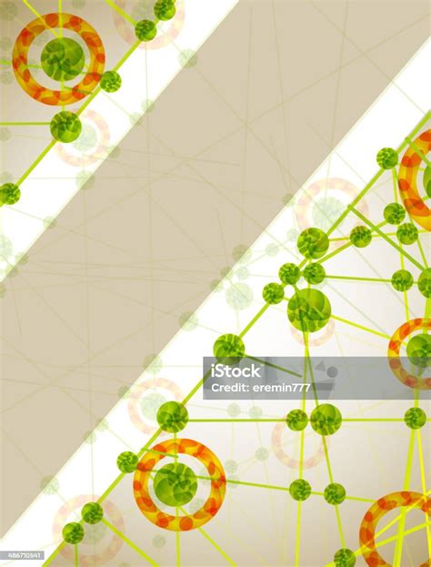 Molecular Structure Abstract Background Stock Illustration Download