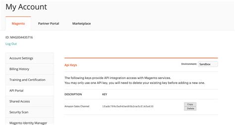 My Magento Account Api Portal Not Working Magento Forums