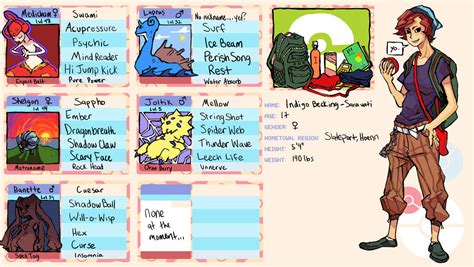 Pokemon Opal Application By Vi0letswirl On Deviantart